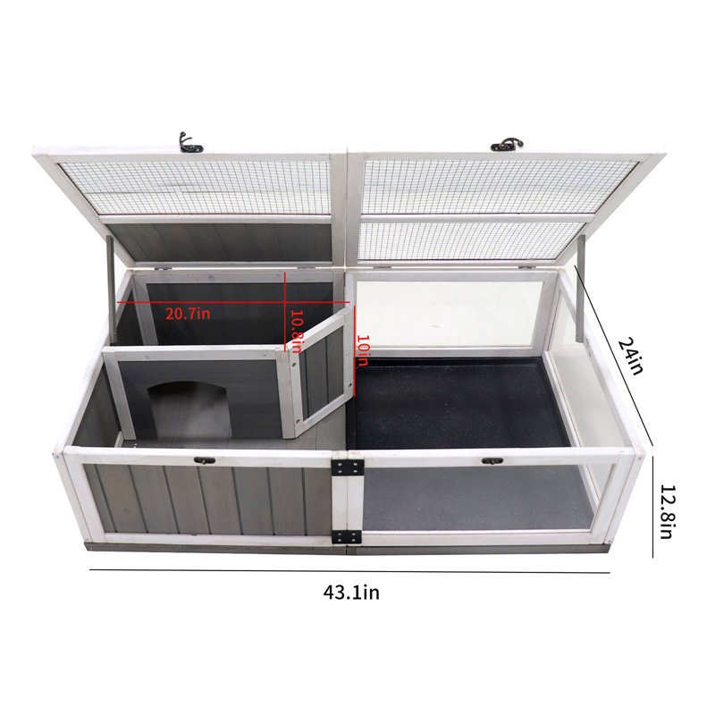 Tucker Murphy Pet™ Delju Lizard/Snake/Turtle Hutch, Small Animal House ...