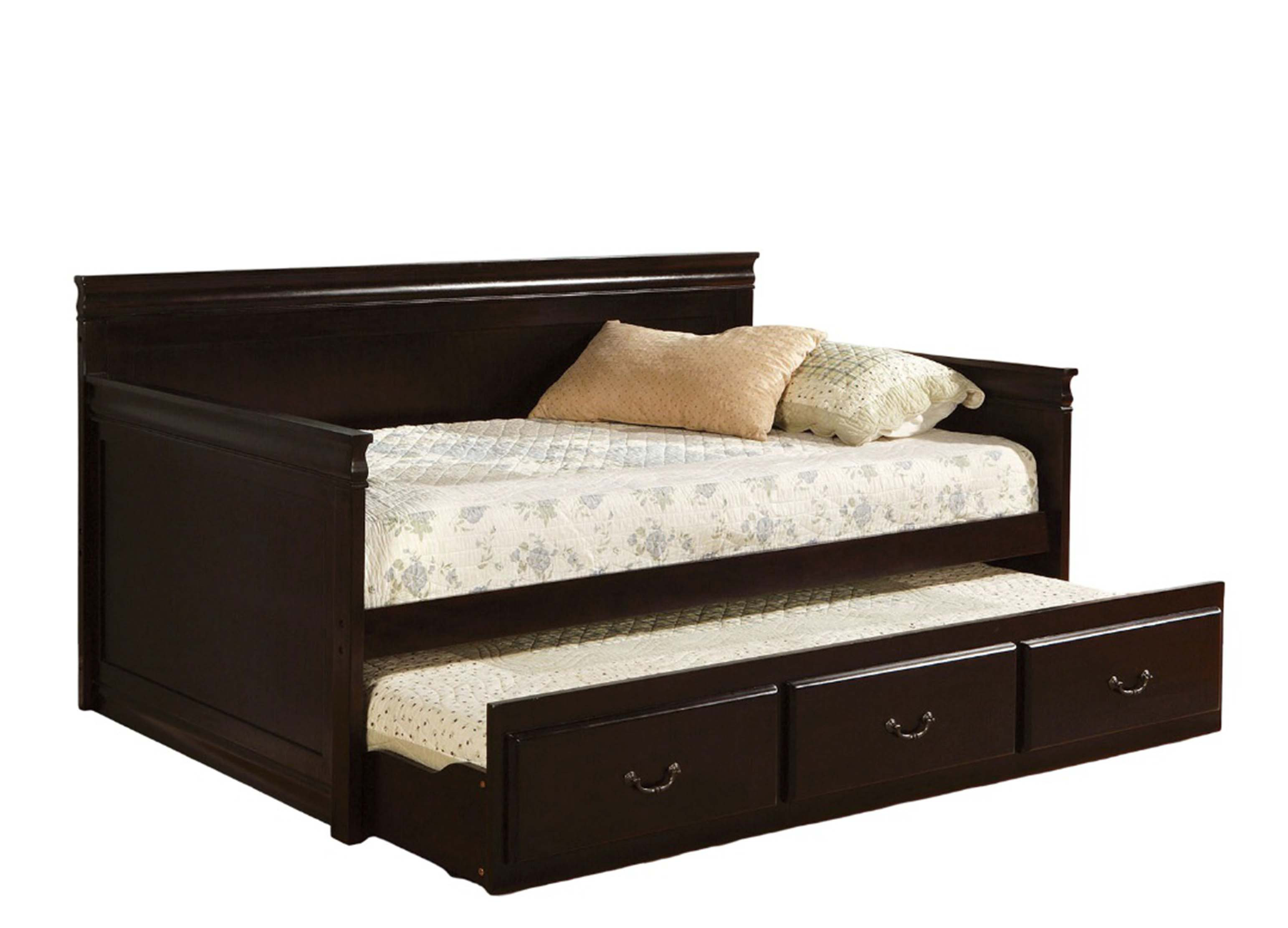 Wildon Home® Traditional Style Daybed With Twin Trundle English Style ...