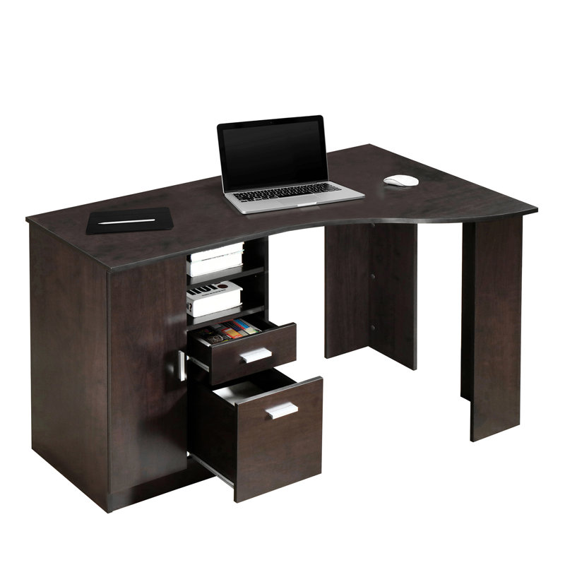 Hokku Designs Techni Mobili Classic Office Desk With Storage | Wayfair