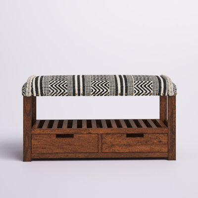 Mistana™ Yasmina Cotton Upholstered Storage Bench & Reviews | Wayfair