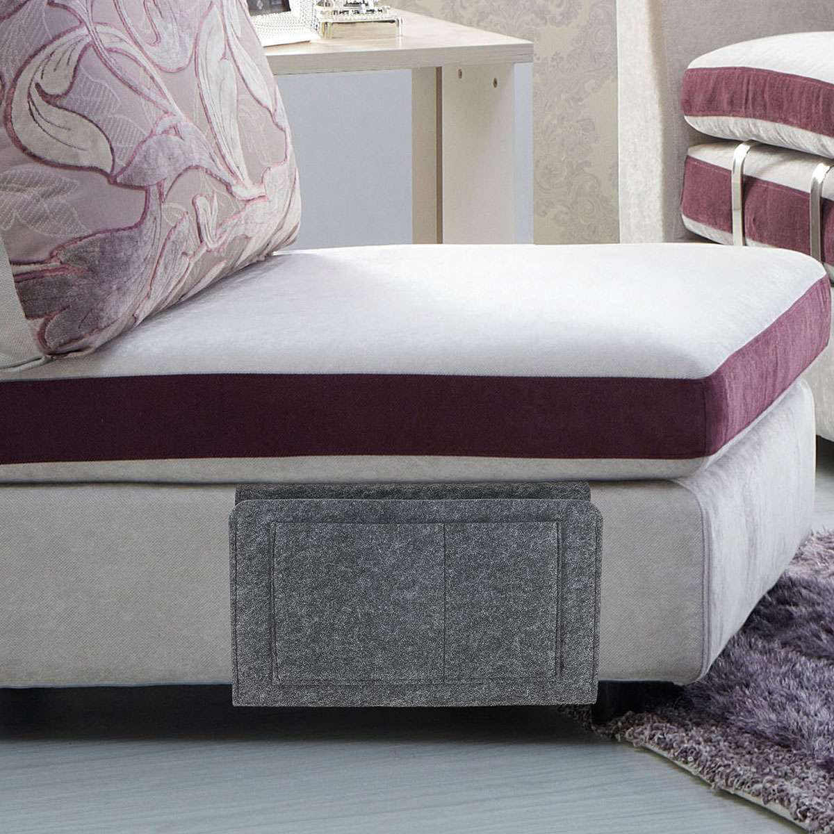 Ebern Designs Bedside Caddy Bedside Storage Organizer for Remote ...