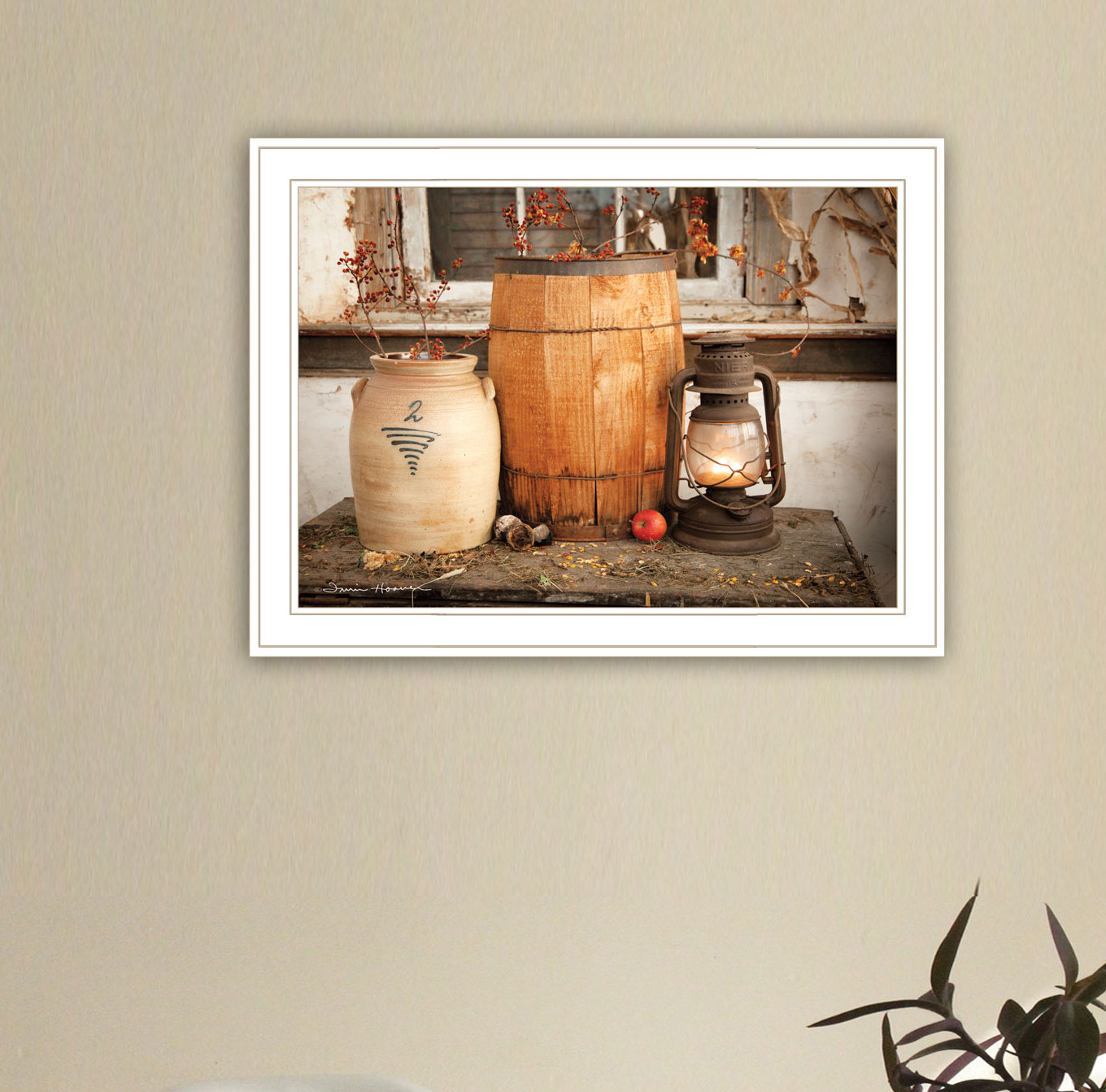 Gracie Oaks The Nail Keg Framed Wall Art for Living Room, Home Wall ...