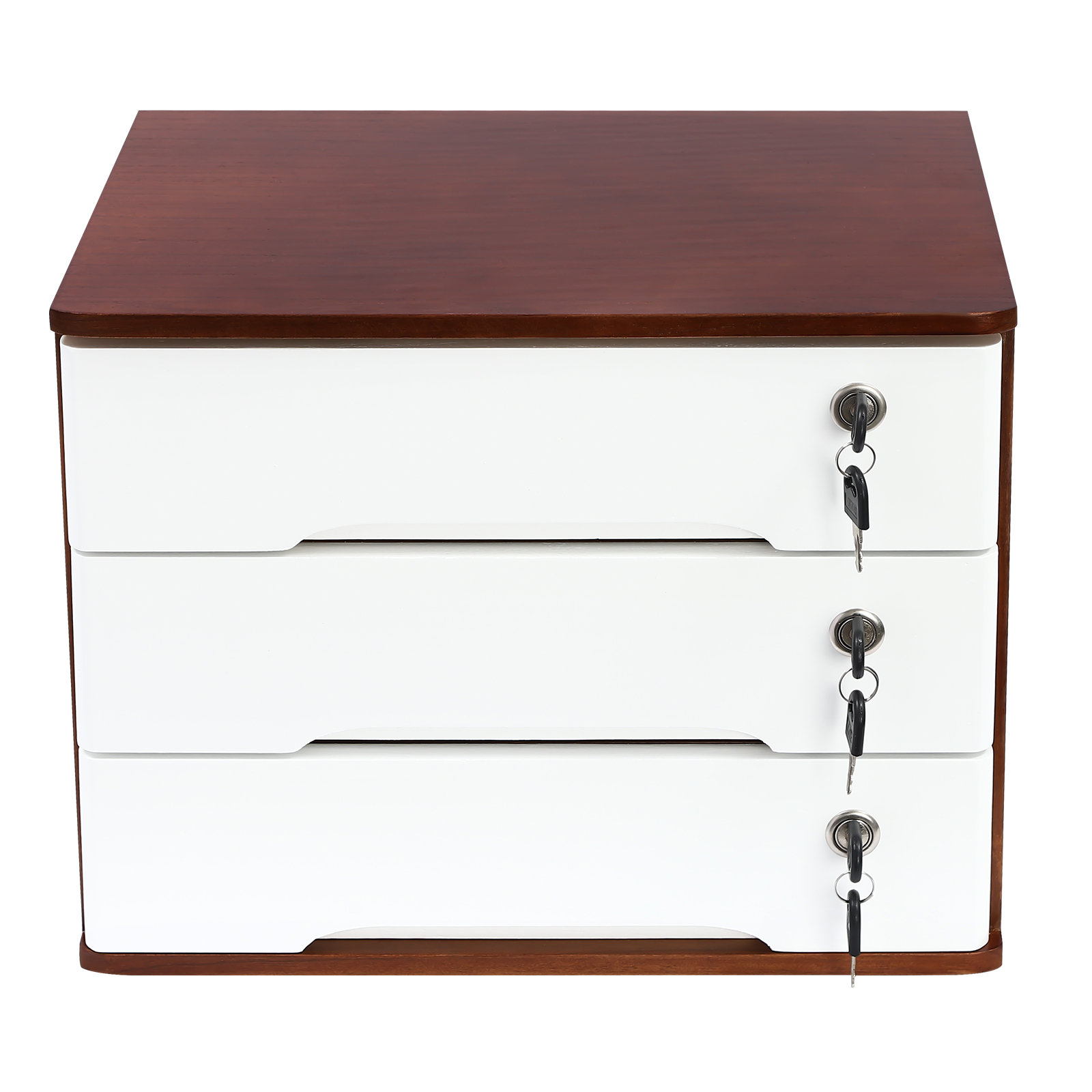Inbox Zero Lughan Wood Stackable Desk Organizer with Drawers & Reviews ...