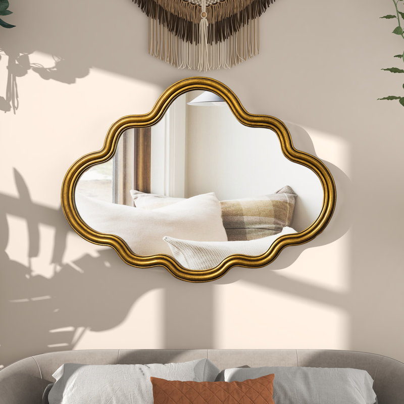Madison Park Signature Euri Cloud Shape Gold Wall Mirror "& Reviews ...