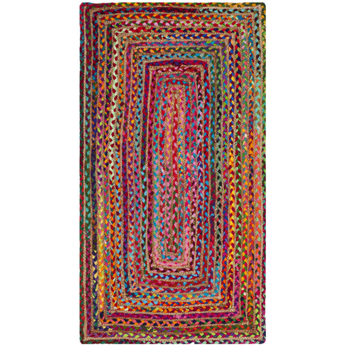 Bungalow Rose Rubenstein Abstract Handmade Flatweave Jute/Sisal Beige ...