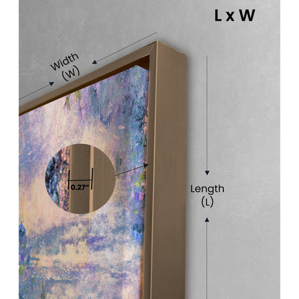 RoyalDesigns Metal Floater Picture Frame & Reviews | Wayfair