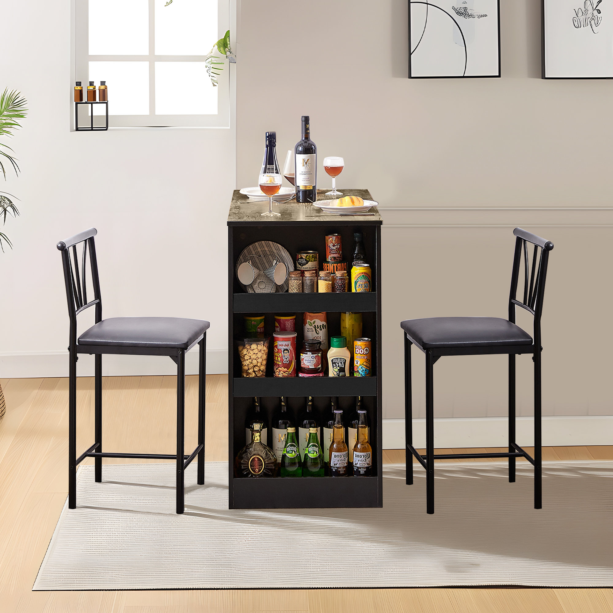 Trent Austin Design Milburn 2 - Person Counter Height Dining Set ...