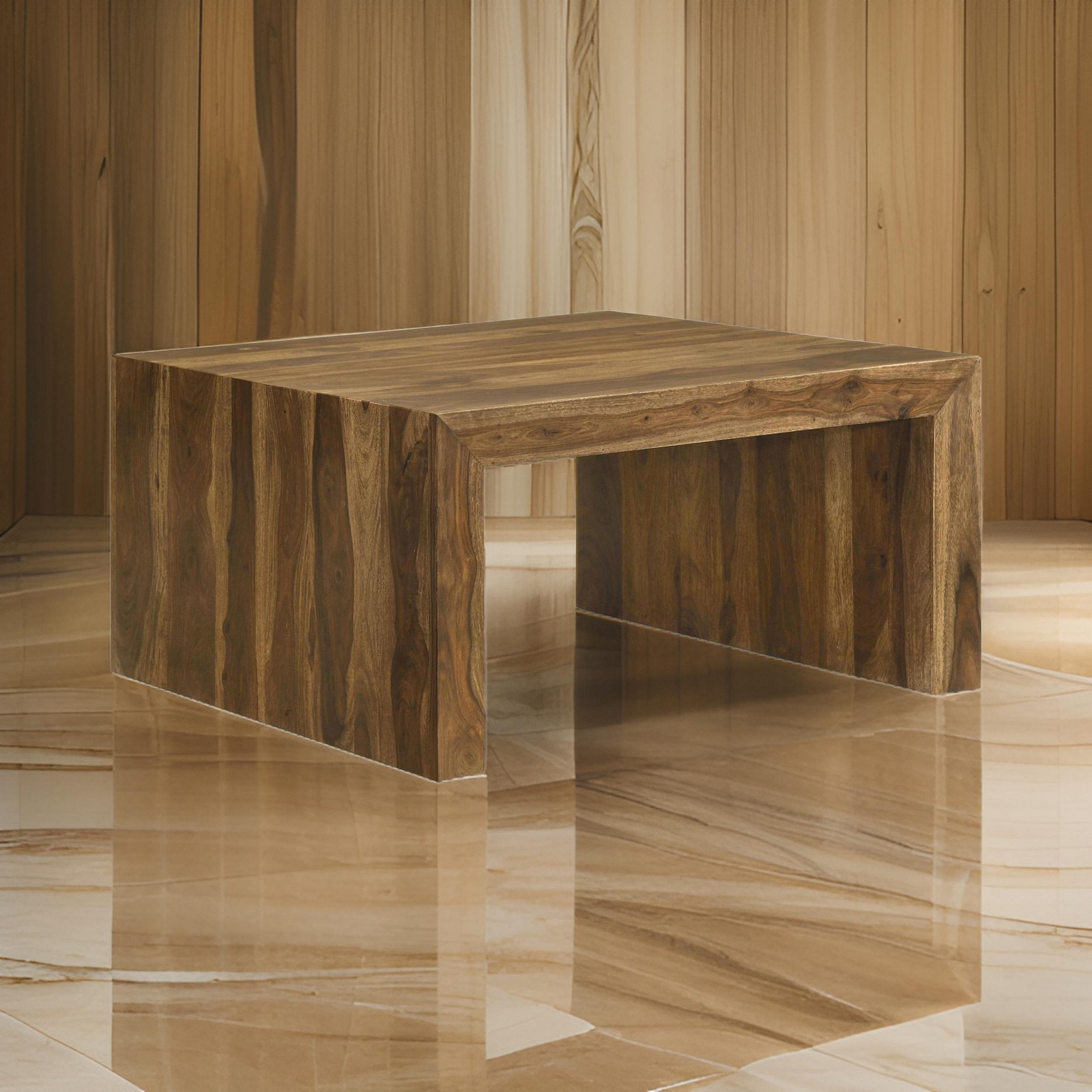 Millwood Pines Breege Solid Wood Coffee Table | Wayfair