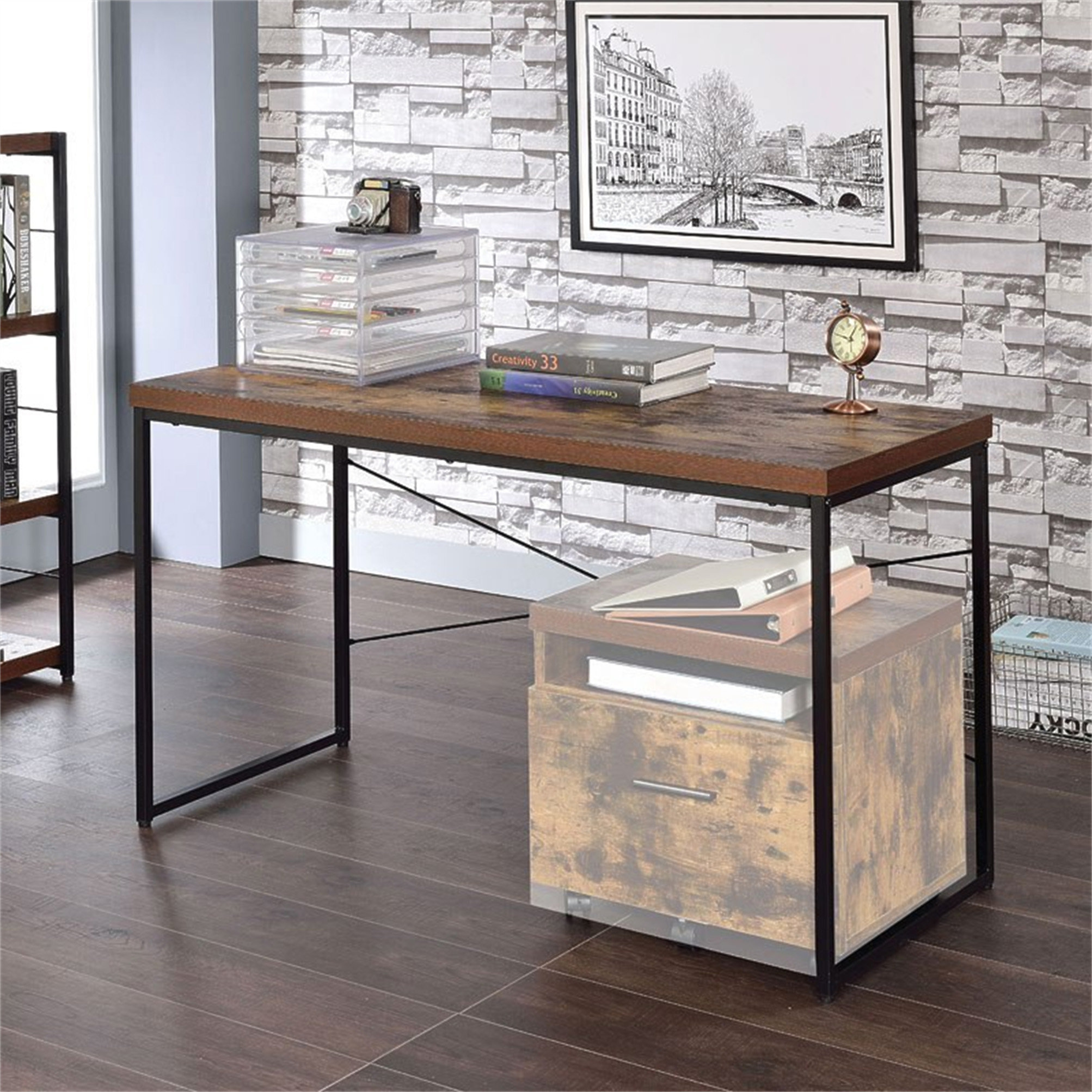 17 Stories Bob Desk - A Sturdy And Stylish Workspace Solution For Your ...