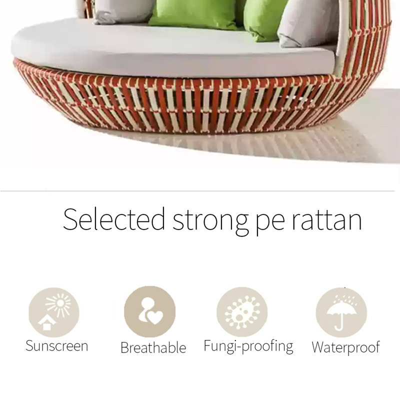 A Zoetic Home High quality PE rattan patio daybed | Wayfair