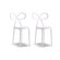 Orren Ellis 12.6" Pink Cross back side Chair(Set of 2) | Wayfair