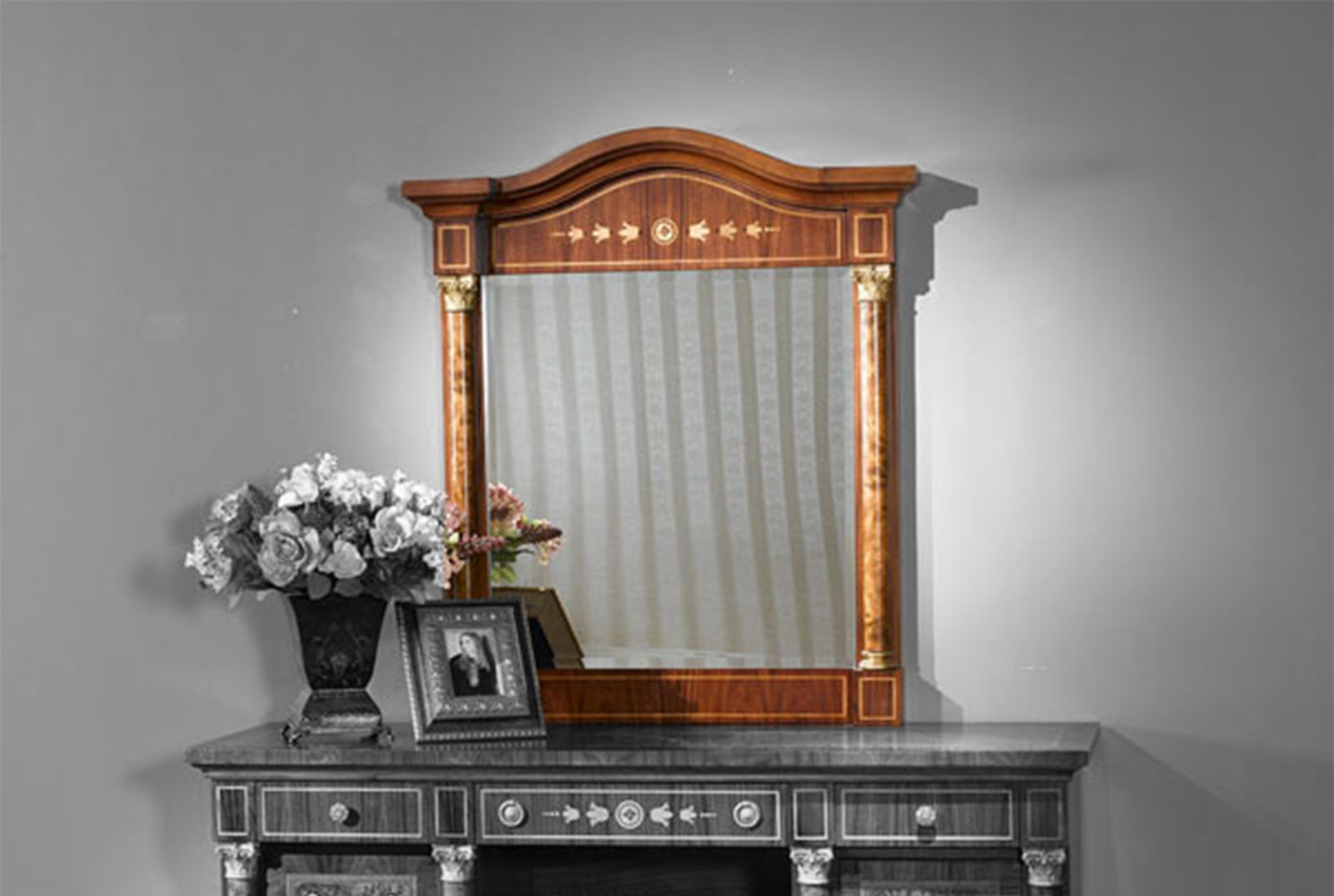 Infinity Furniture Import Infinity Solid Wood Orpheus Mirror | Wayfair