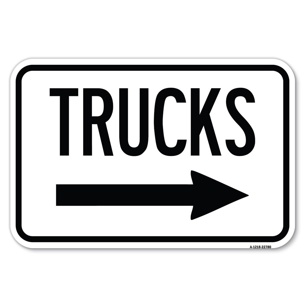 SignMission Trucks Sign Trucks (With Right Arrow)/22780 | Wayfair
