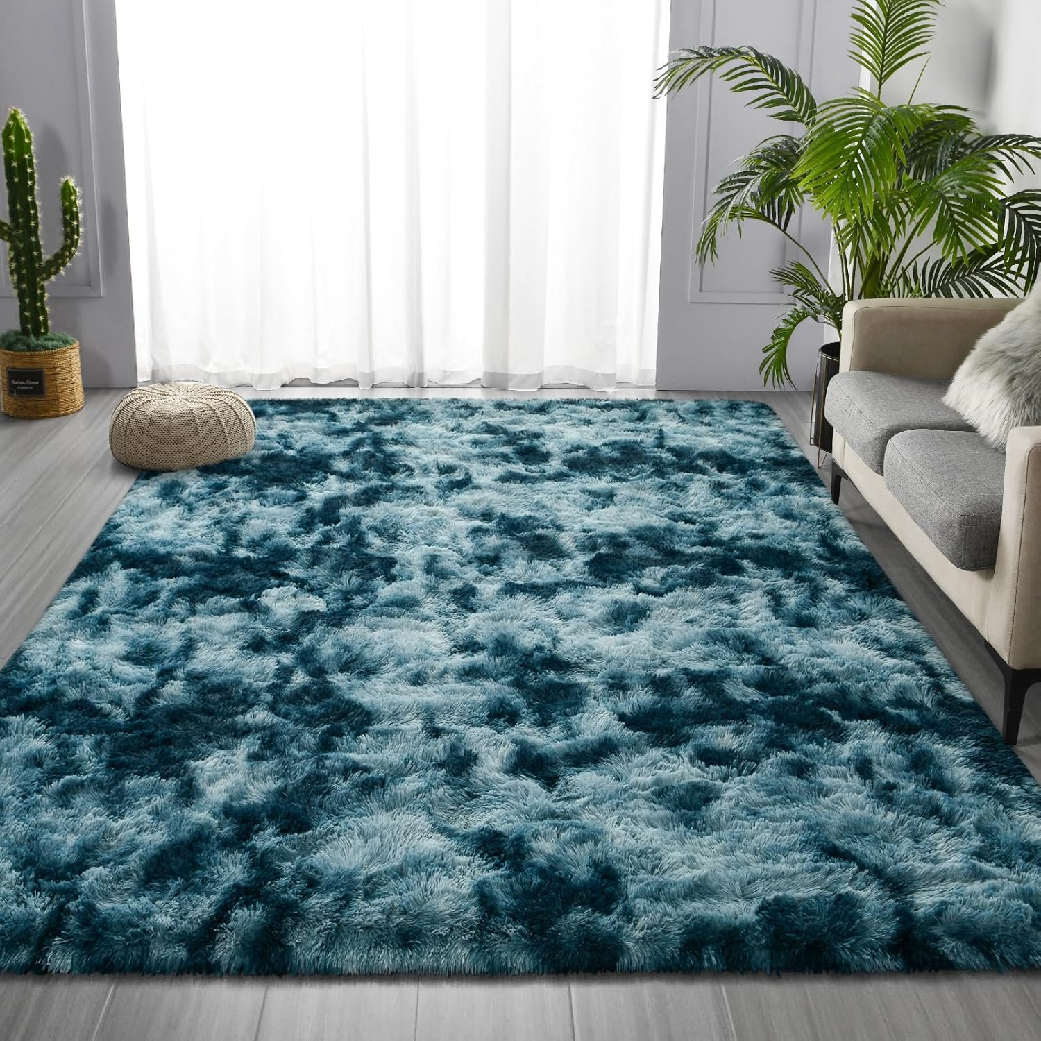 BIZMUD Large Shag Area Rugs | Wayfair
