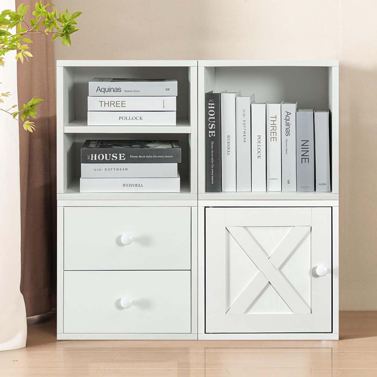 KINOFO Cube Storage Organizer Stackable Cubes For Home Books Clothes ...