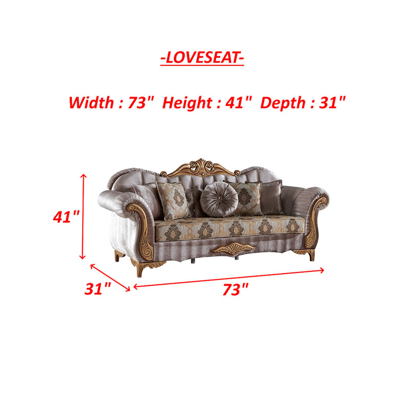 Rosdorf Park Laprad 3 - Piece Velvet Living Room Set | Wayfair