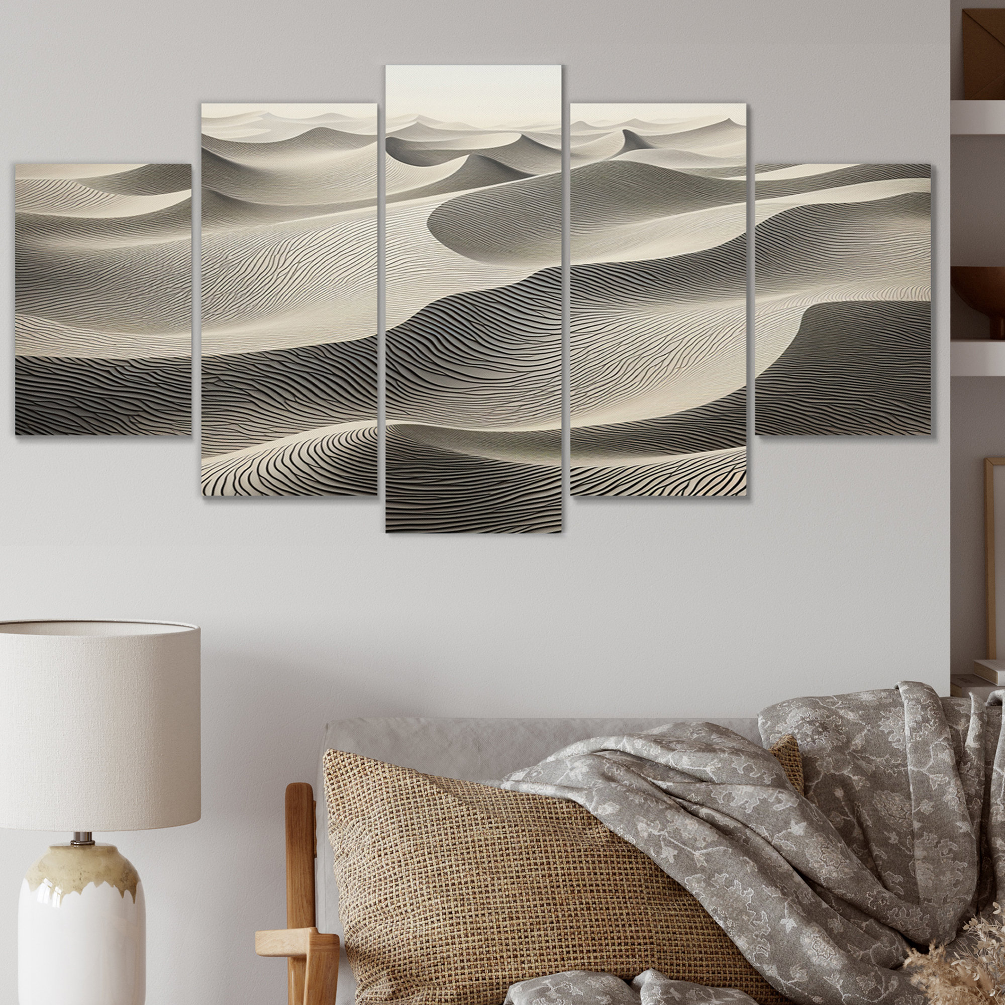 Union Rustic Grey Saharan Dunes II - African American Wall Decor - 5 ...