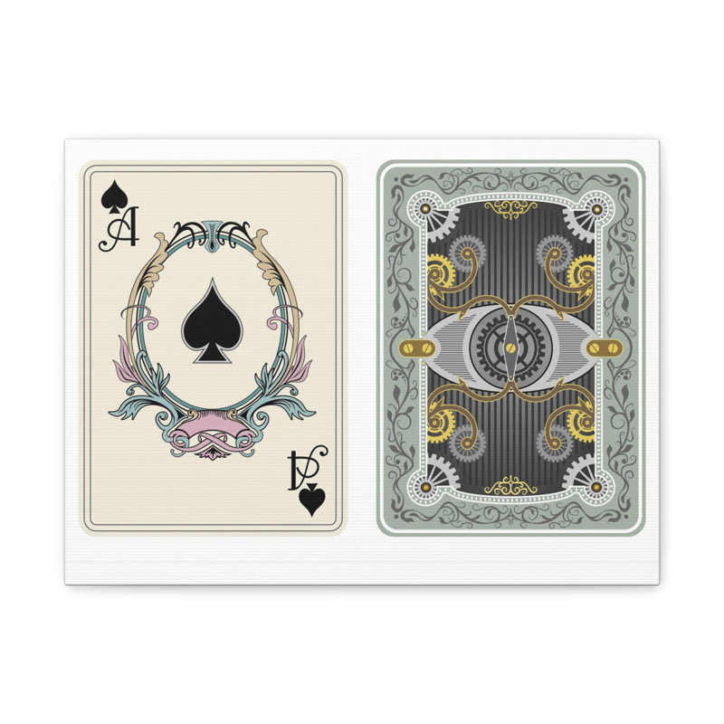 playing card canvas