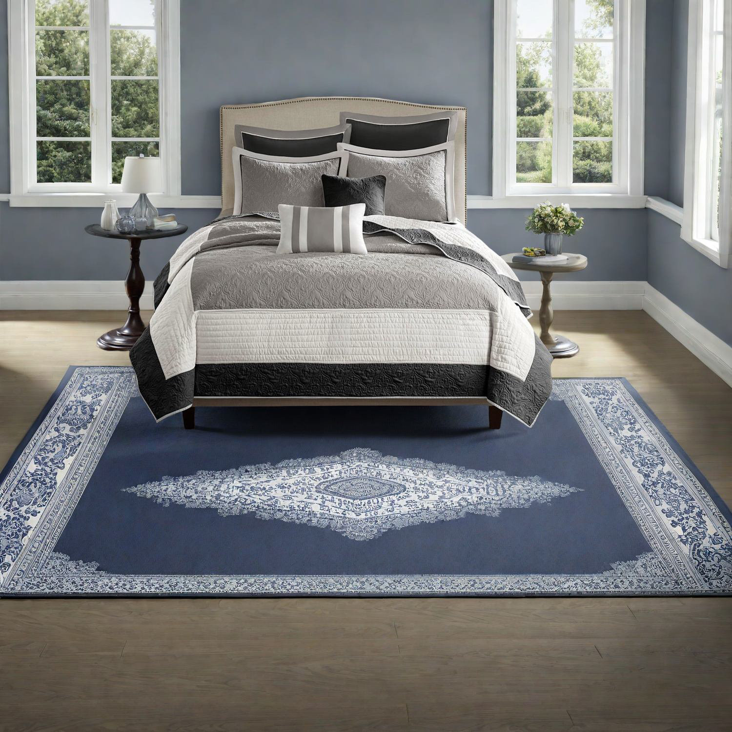 Xylbina Elegant King Bedding Sets, Cotton Material, Traditional Style ...