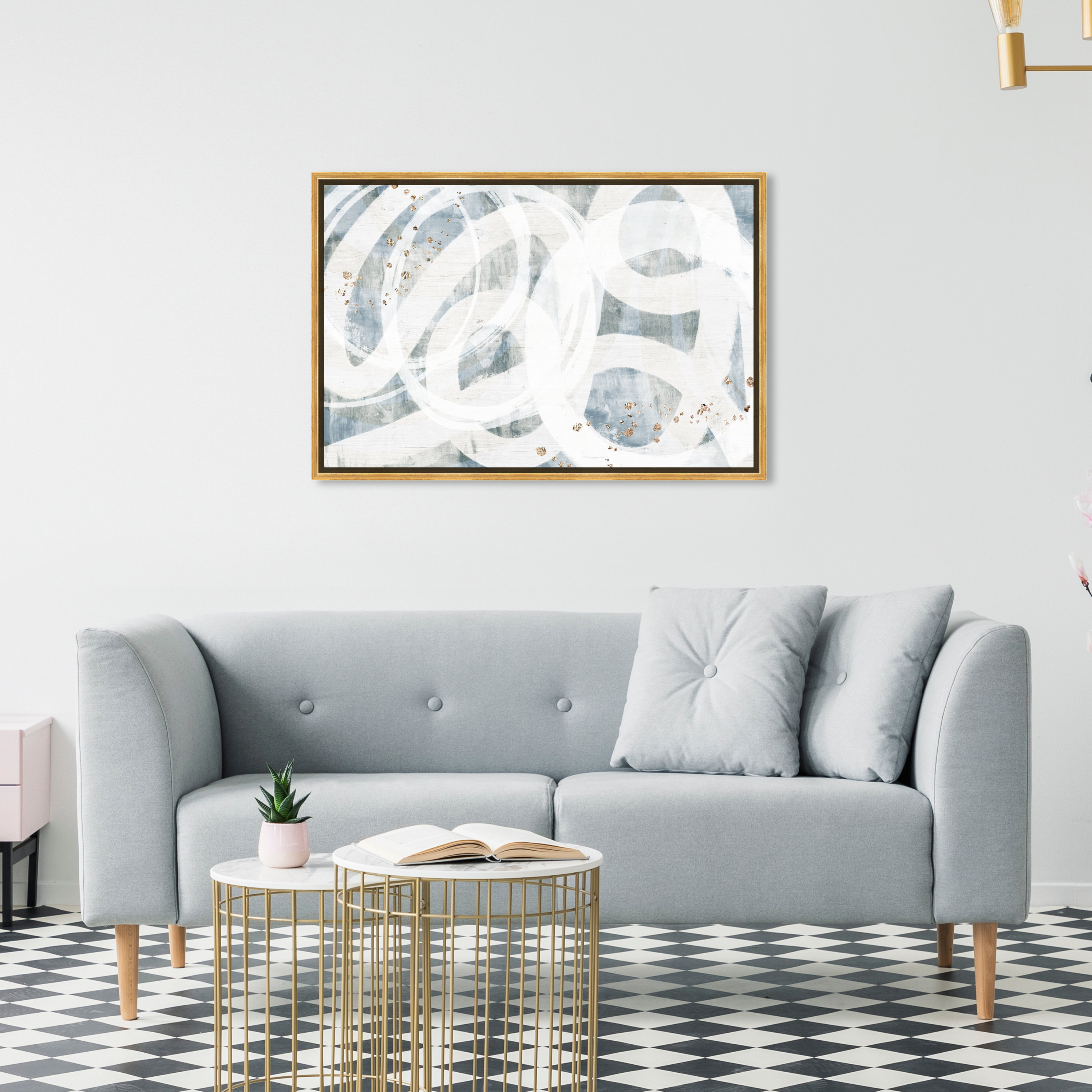 Oliver Gal Prints Misty Wave Morning - Painting on Canvas | Wayfair