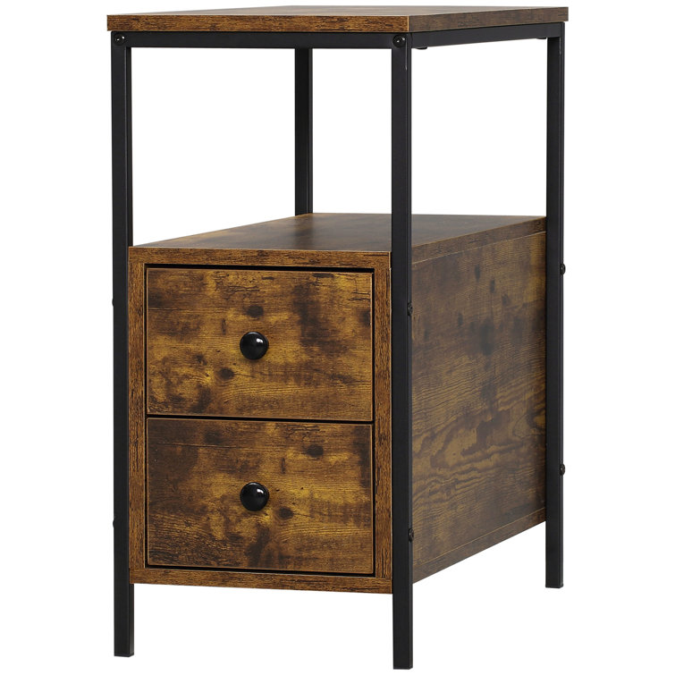 George Oliver Mullica Iron Bedside Table | Wayfair.co.uk