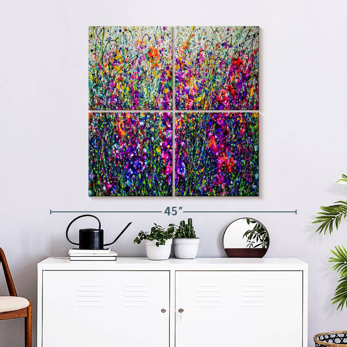 Wade Logan® Hollyhock Fantasy Pollock Inspired Avery | Wayfair