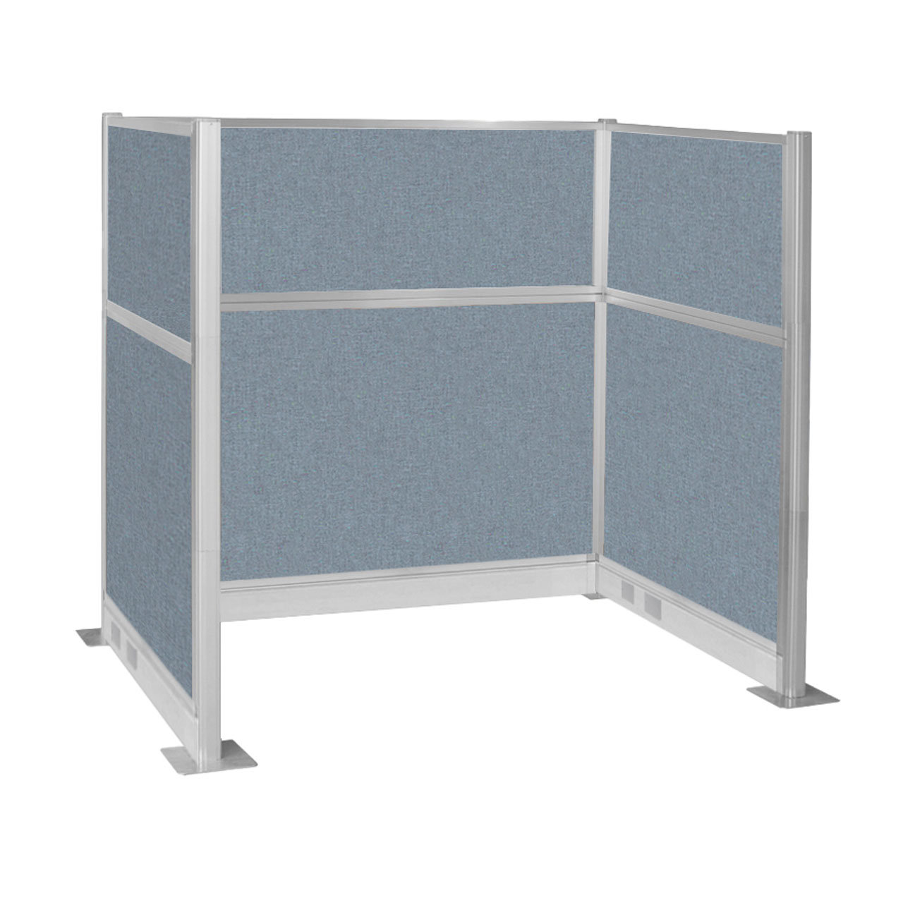 Versare Pre-Configured Hush Panel Electric Desk Partition | Wayfair