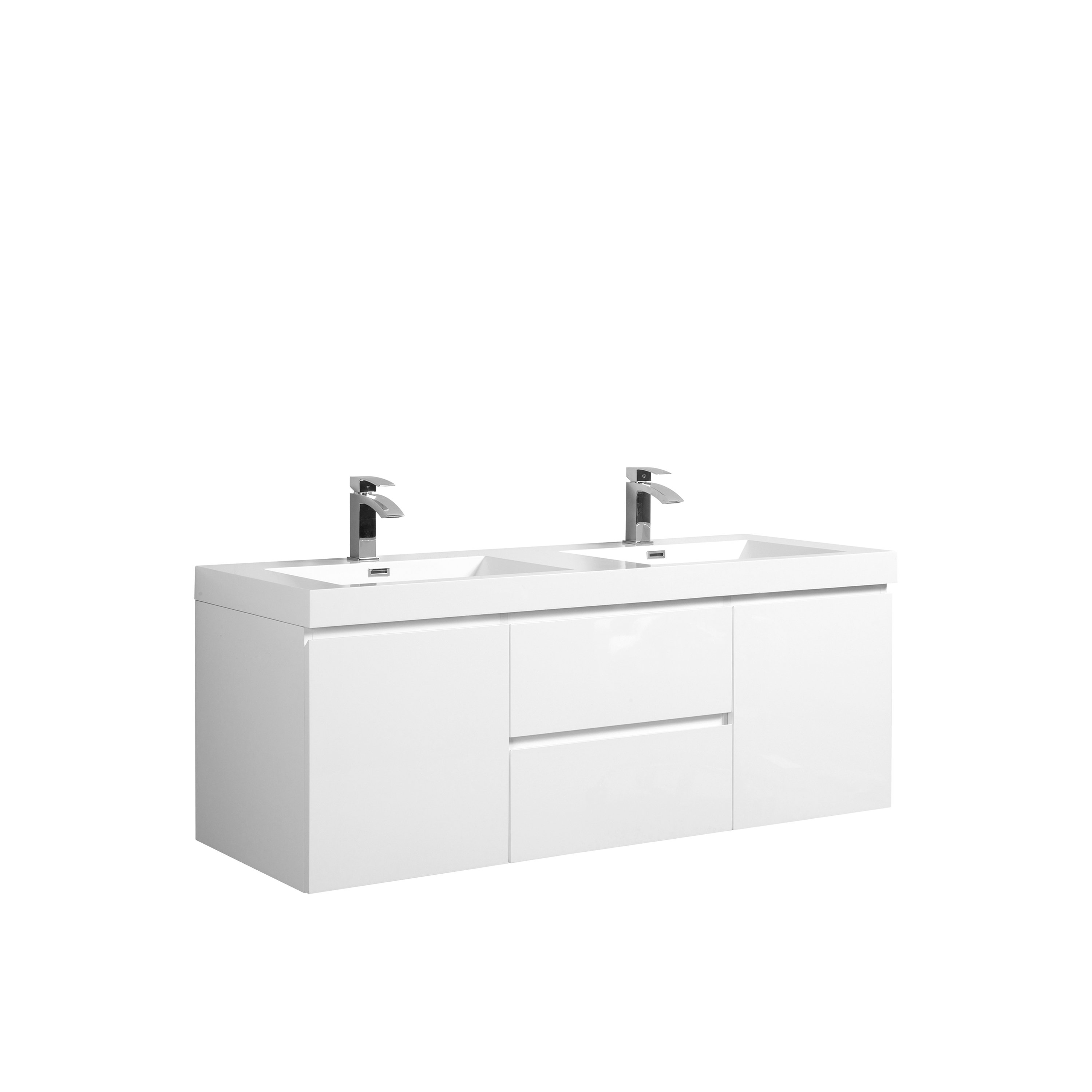 Latitude Run® Dani-Erin 60-inch W x 20-inch D 2-Door & 2-Drawer ...