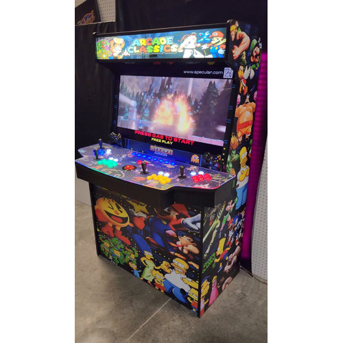 N2fun Mame/Hyperspin 4 Player Plug-in Full Size Arcade Machine with ...