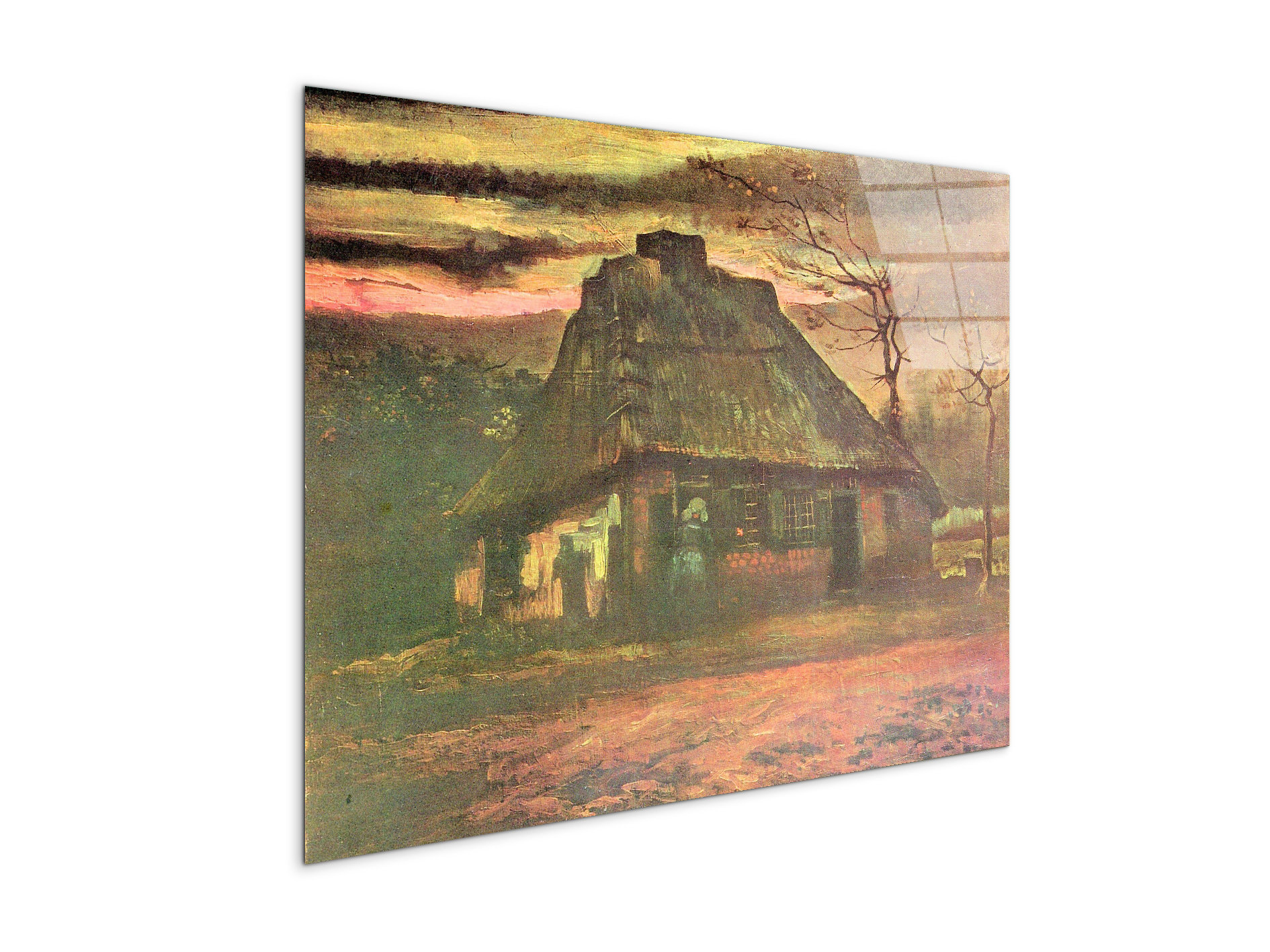 Ebern Designs Straw hut at dusk by Van Gogh Vincent 57cm H X 76cm W ...