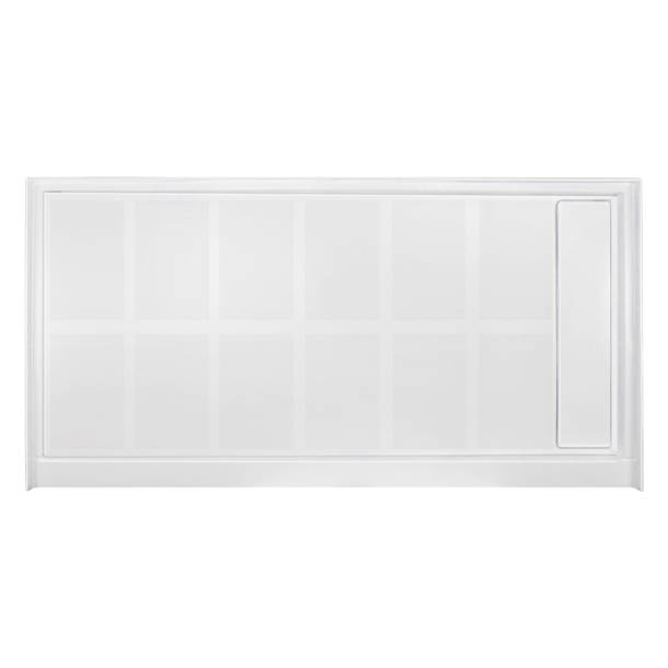 Transolid 60'' W 36'' D 72'' H Glue Up Solid Surface Wall | Wayfair