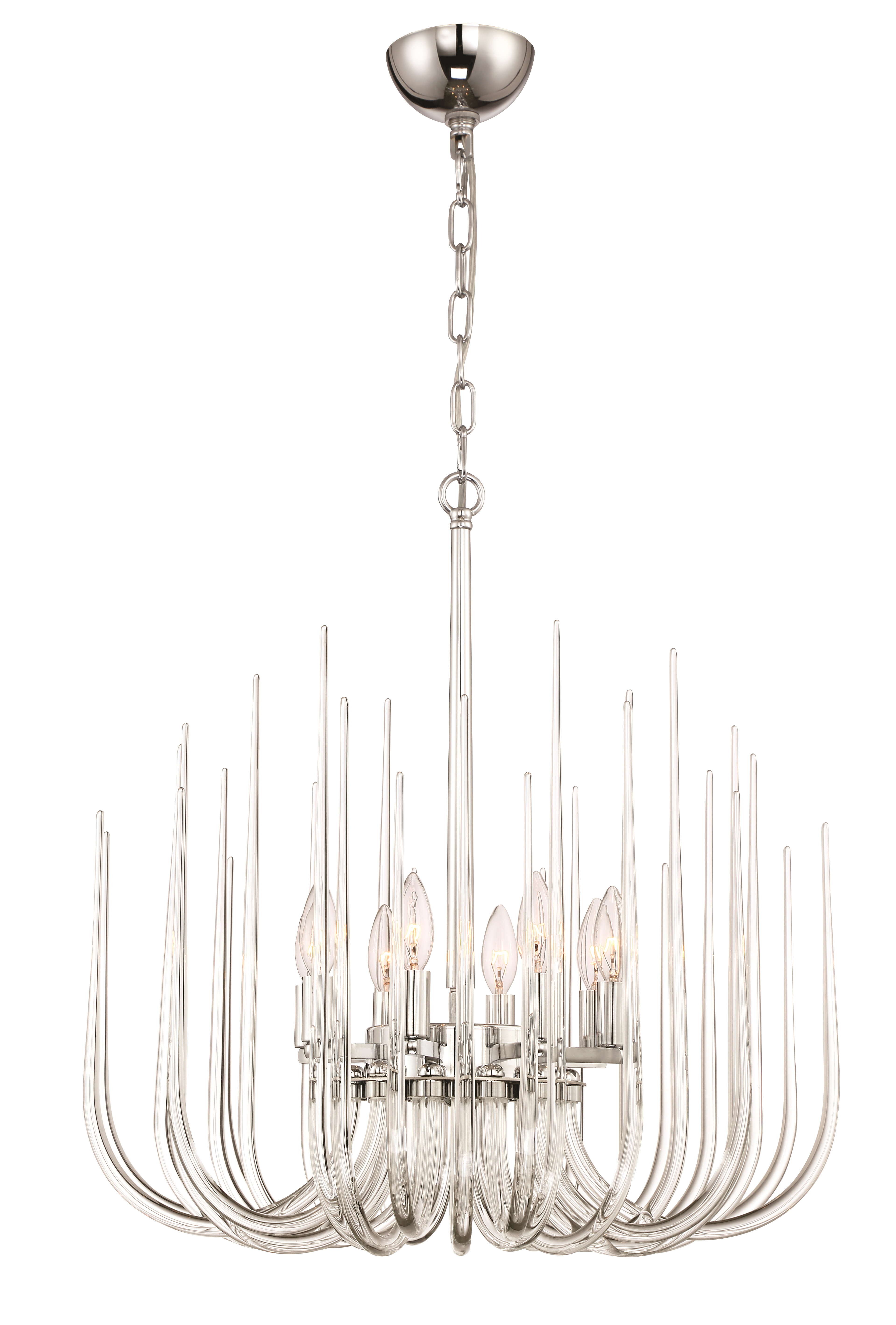 Zeev Astoria 8-Light Candle Style Classic / Traditional Chandelier ...