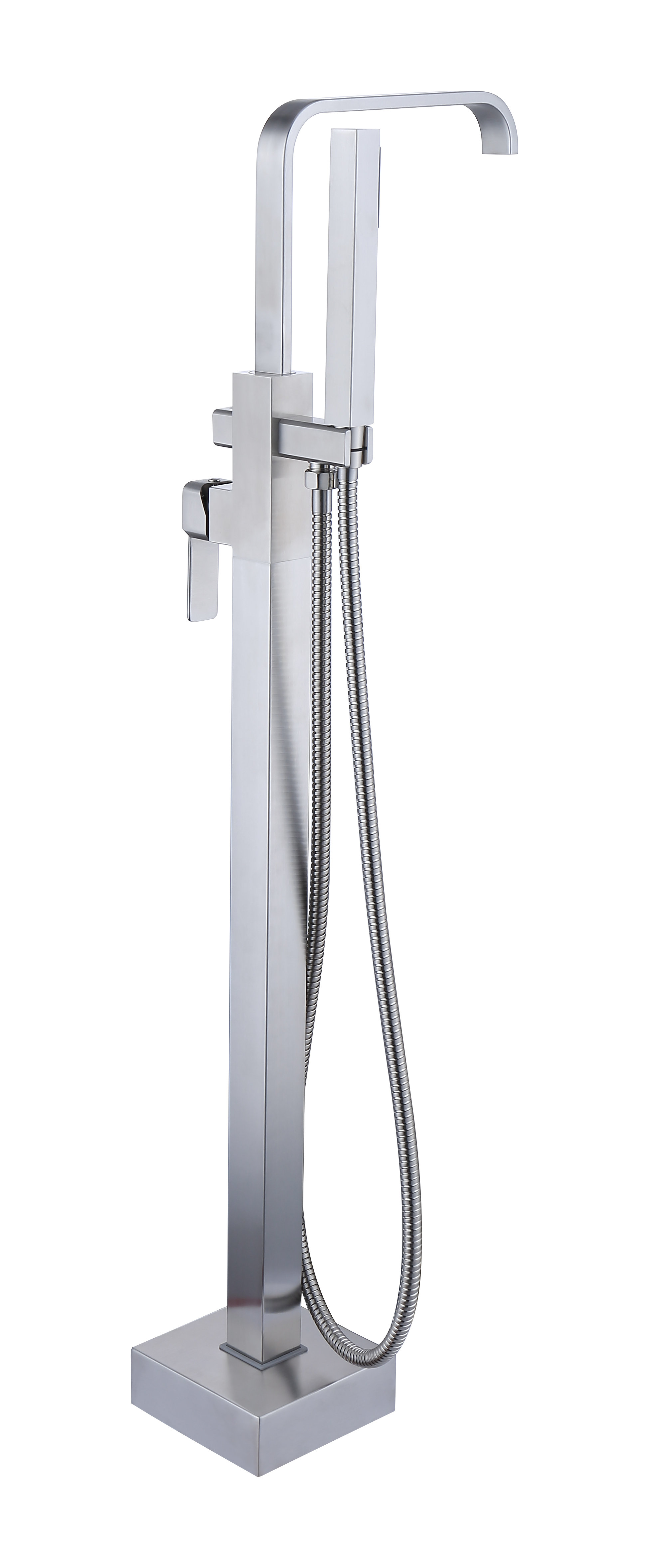 Averen Inc Kebo Double Handle Freestanding Tub Filler with Hand Shower ...