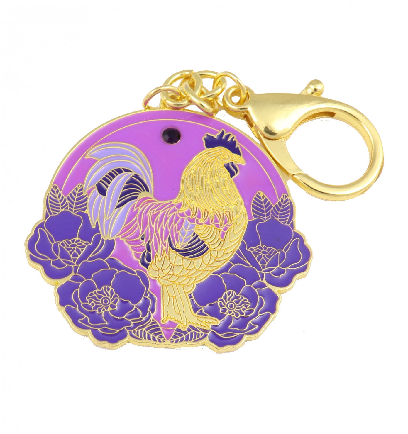 Bungalow Rose Feng Shui Enhancing Relationships Amulet Keychain ...