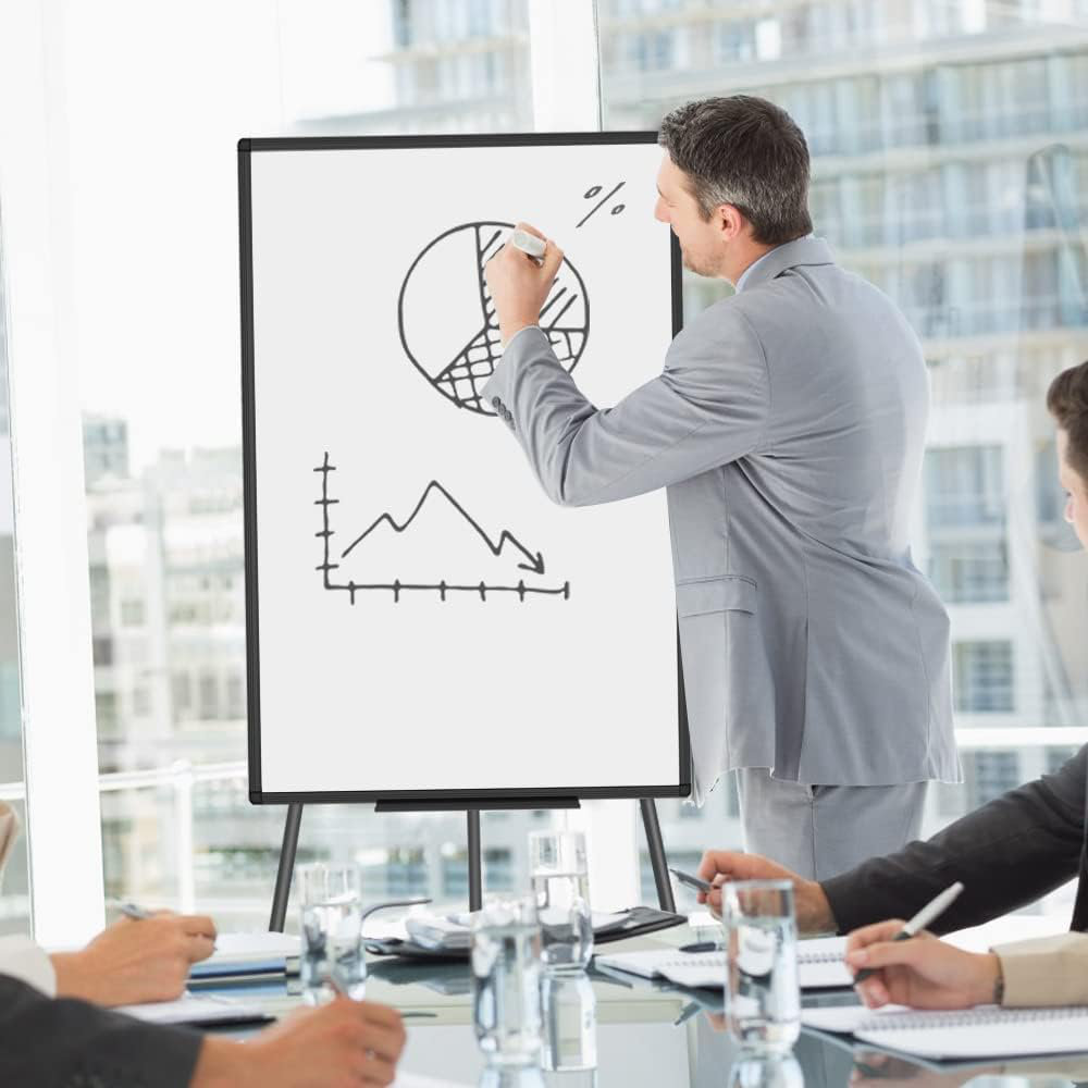 Shimano Magnetic Whiteboard Easel, 36 X 24 Inches, Portable Dry Erase ...