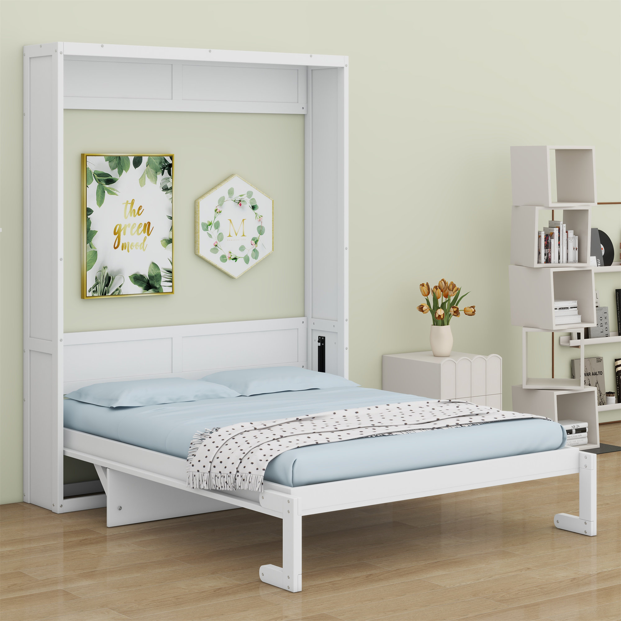 Red Barrel Studio® Murphy Bed With Desk Combo Perfect For Guest Room ...