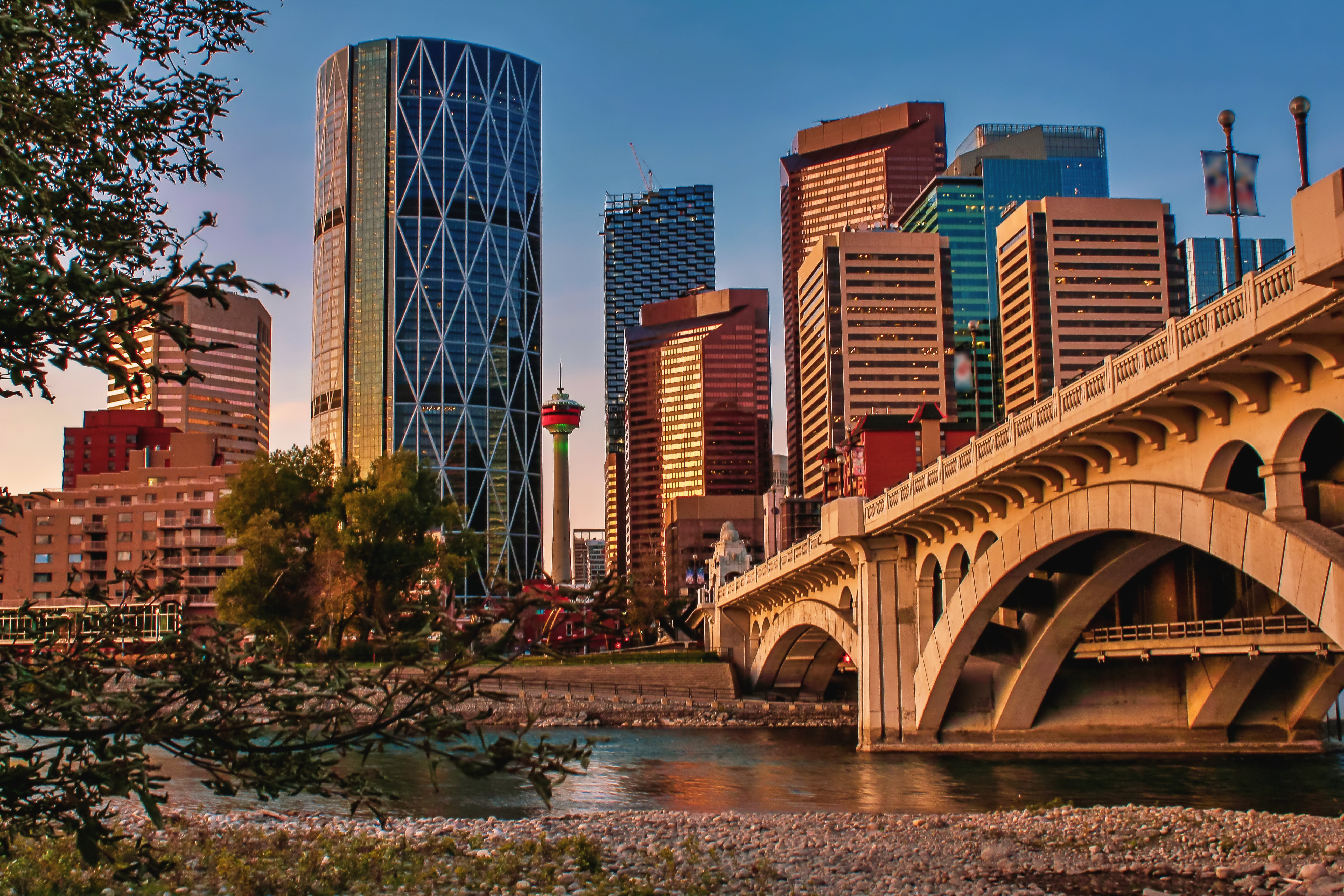Latitude Run Downtown Calgary by Lisa Marie - Wrapped Canvas Photograph ...
