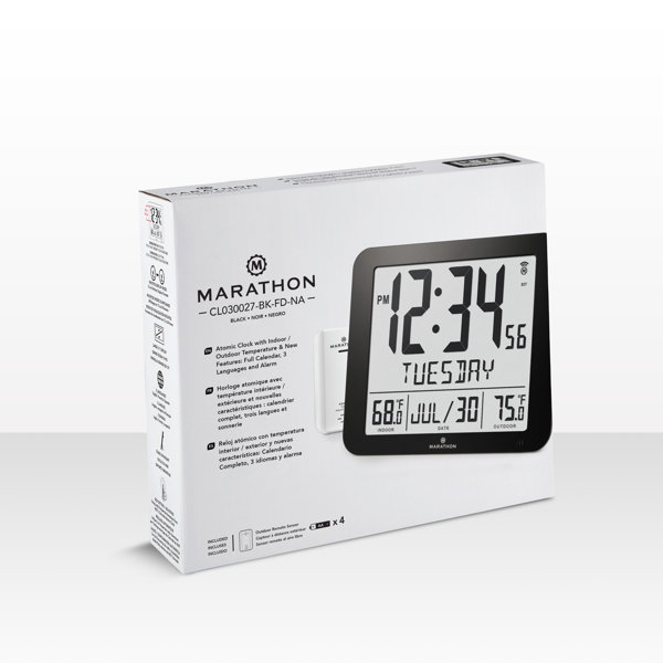 Marathon Watch Company Wall Clock & Reviews | Wayfair