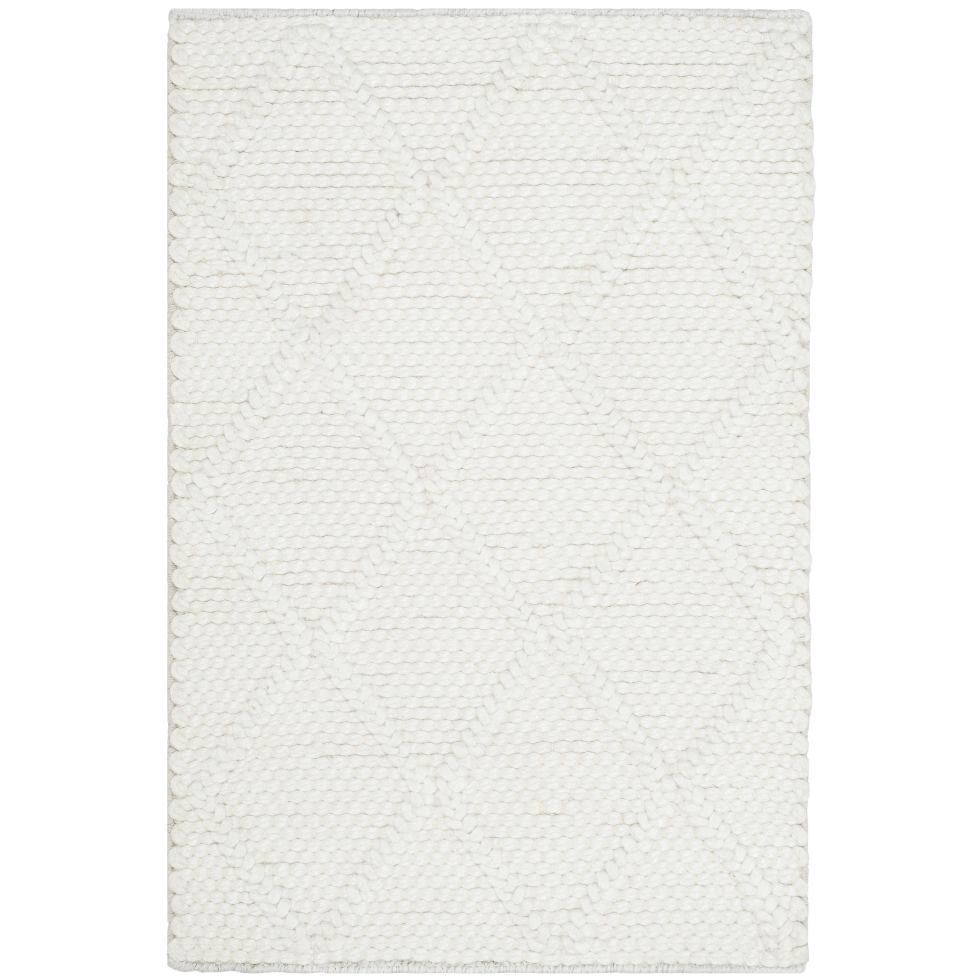 Lauren Ralph Lauren Millie Hand Woven, Wool, Bamboo Silk, Ivory / Ivory ...