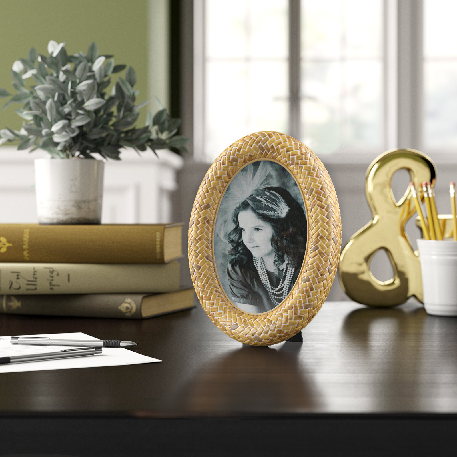 Lark Manor™ Linnea 5" x 7" Single Picture Frame in Brown | Wayfair