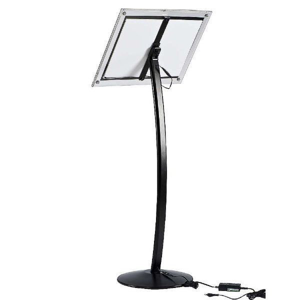 MT Displays Curved Sign Holder with Acrylic | Wayfair