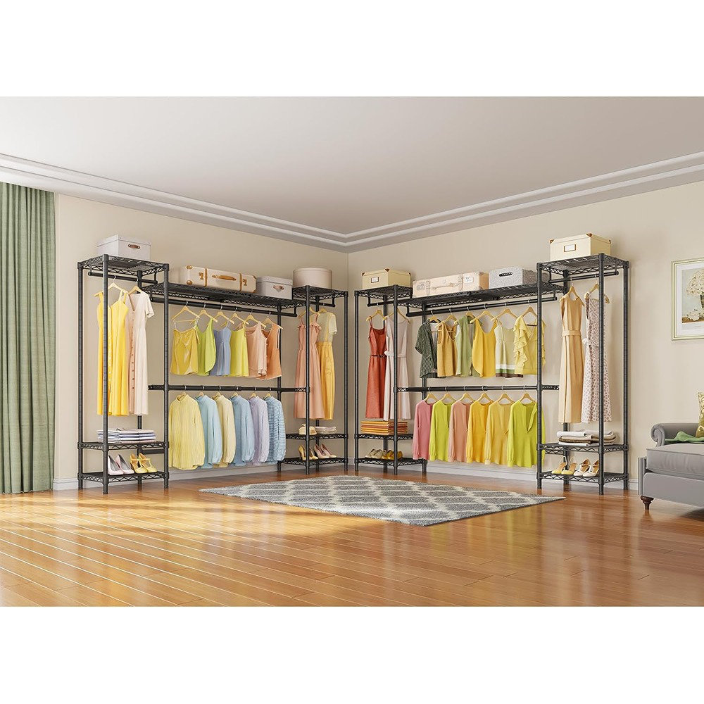 Rebrilliant Expandable Clothes Rack Adjustable From 5'1" To 6'11 ...
