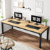 17 Stories Alyzia 78.8'' W Rectangle Computer Desk & Reviews | Wayfair
