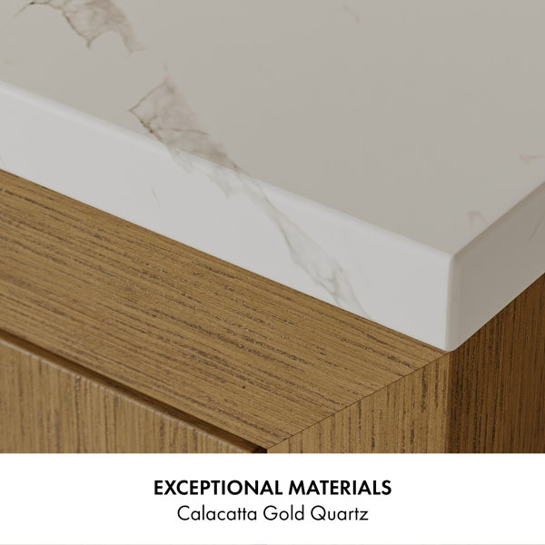 Highbury Furnishings Alsup 66'' Double Bathroom Vanity with Top ...