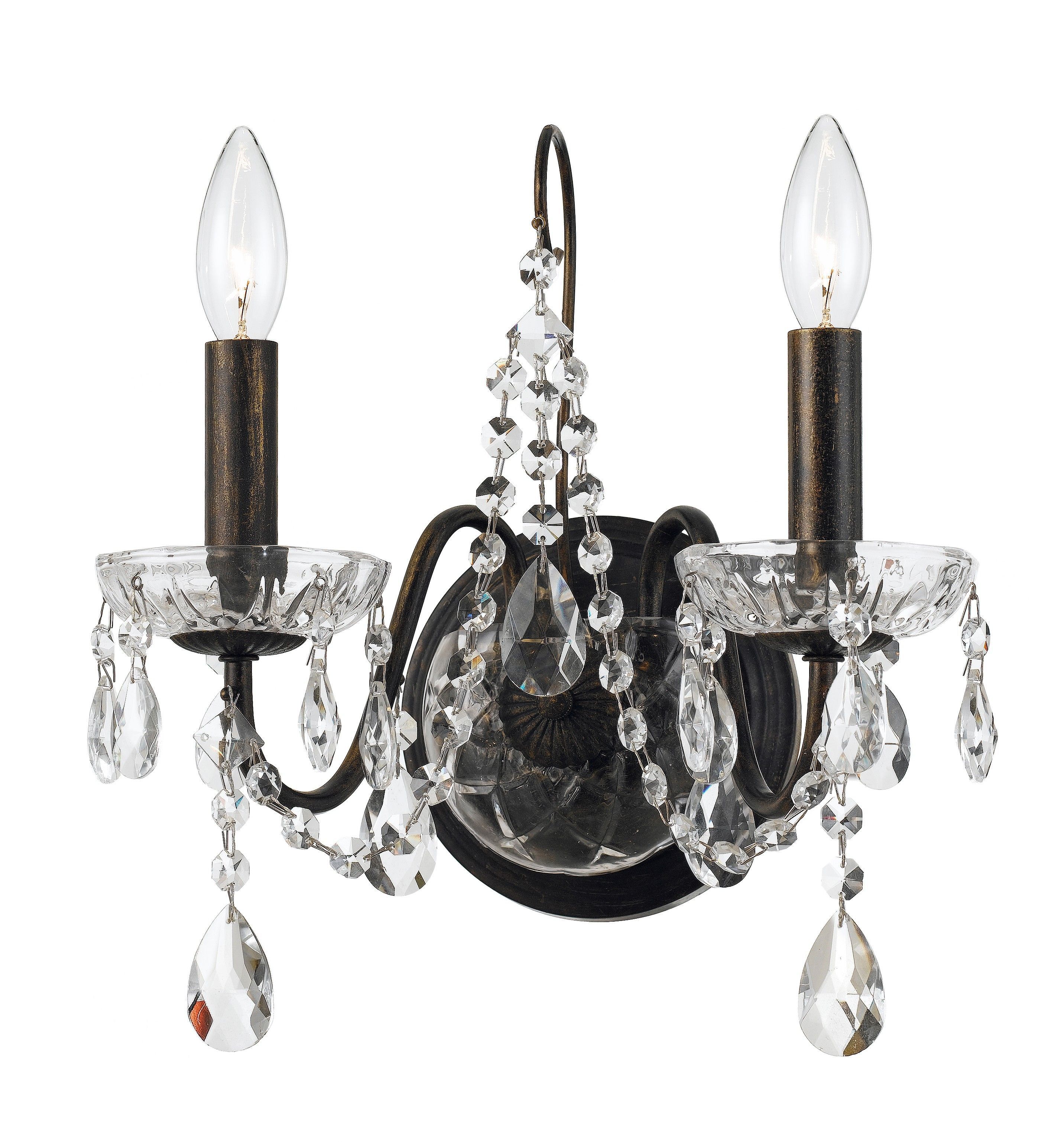 House of Hampton® Sanabria Steel Armed Sconce | Wayfair