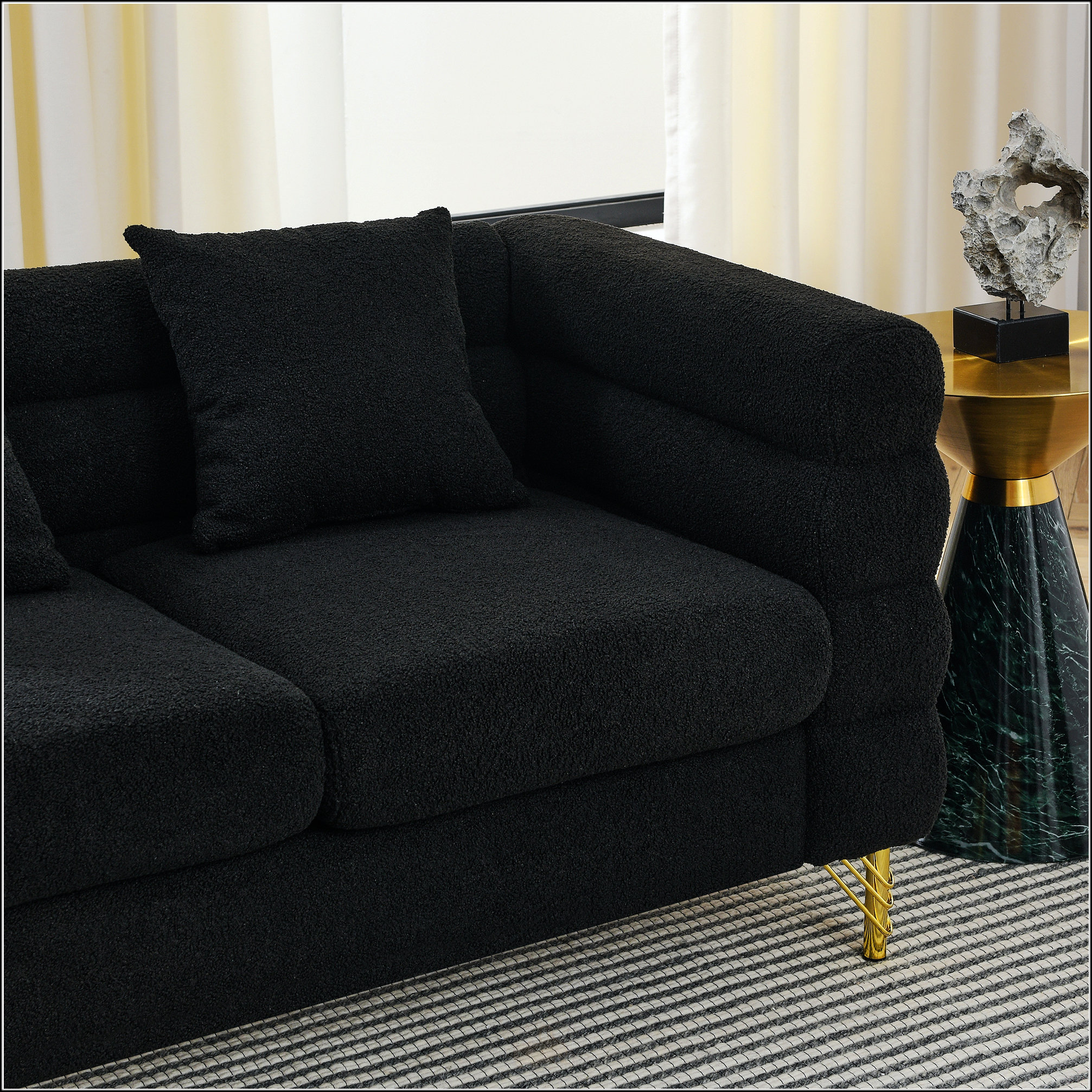 Mercer41 81.5-Inch Oversized Corner Sofa | Wayfair