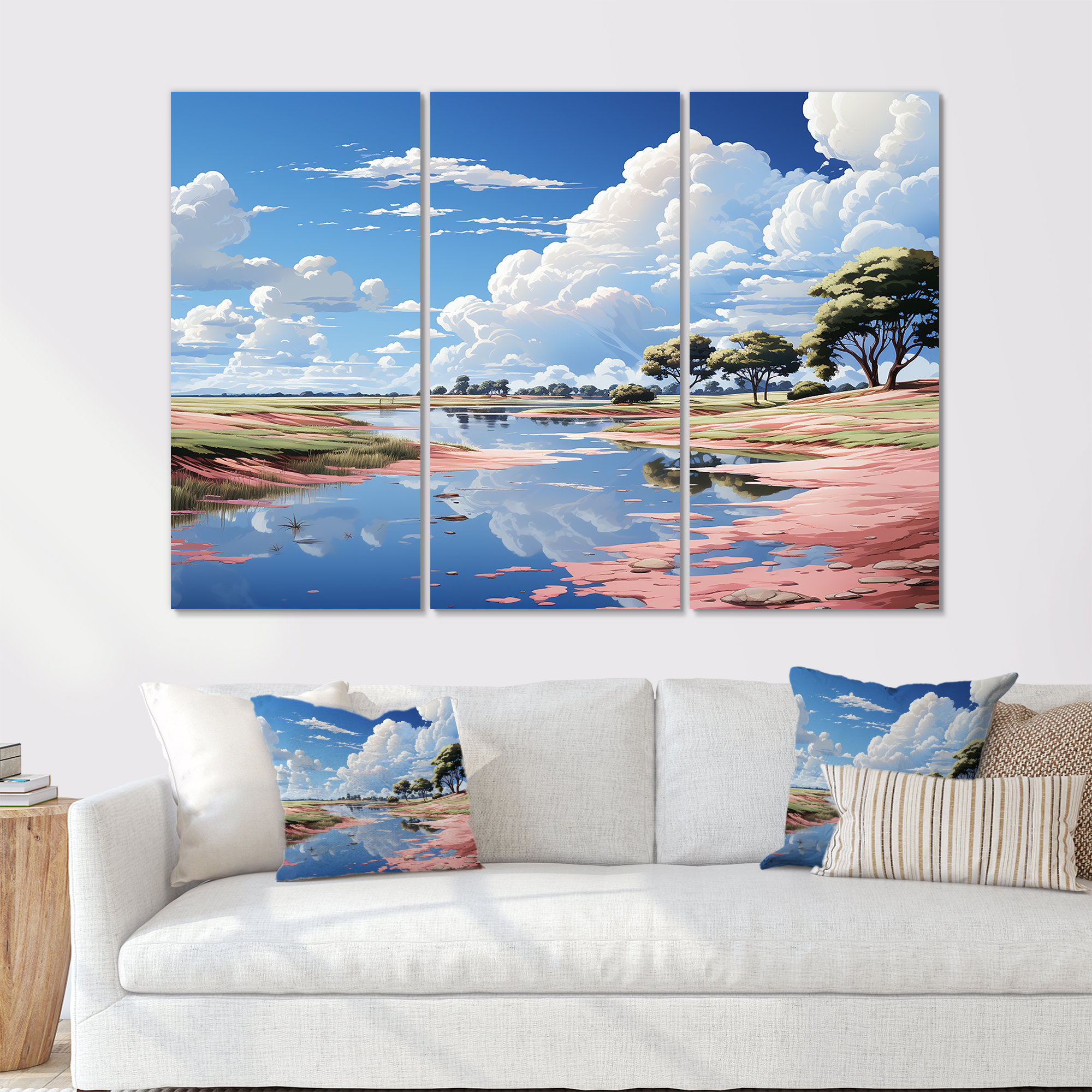 Latitude Run® Japanese Golf Course Landscape Harmony II - River Decor ...