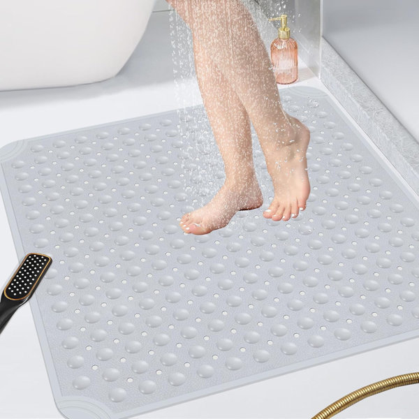 Shimano Square Shower Mat 32X32, TPE Non Slip Shower Mat, Inside Shower ...