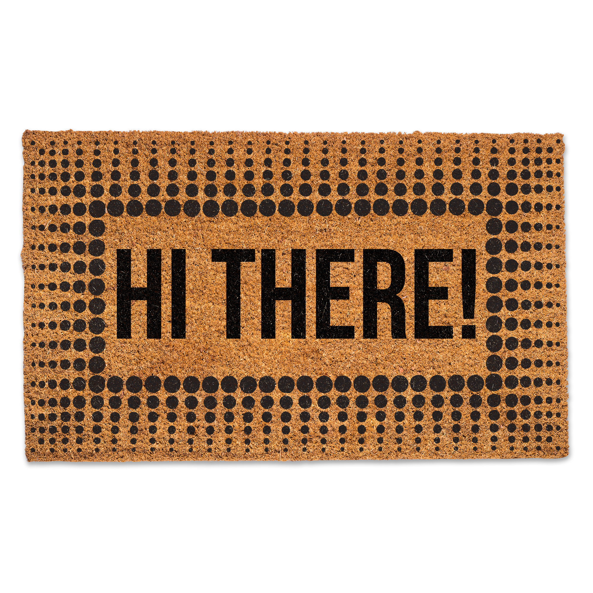 Trinx Hi There Circle Border Door Mat - Wayfair Canada