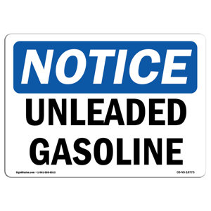 SignMission Unleaded Gasoline Sign | Wayfair